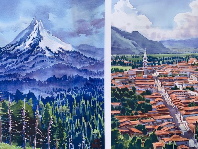 Regiones de Jalisco, en acuarelas de Jorge Monroy - Ciudad Olinka